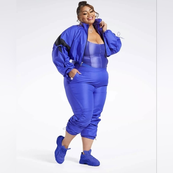 Reebok | Pants & Jumpsuits | Nwt Cardi B X Reebok Track Pants Purple ...